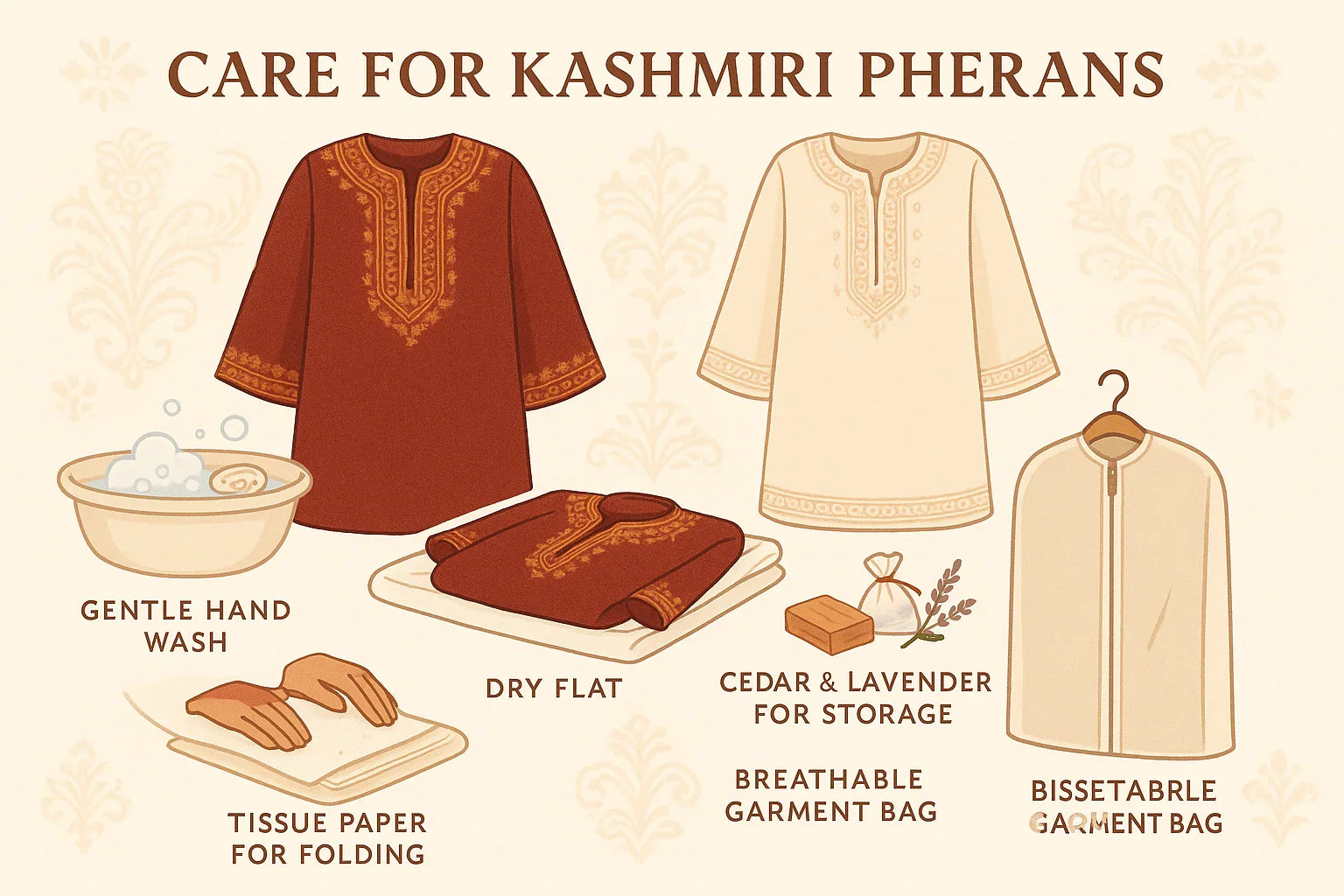 History and Cultural Significance of Kashmiri Pherans | Traditional ...